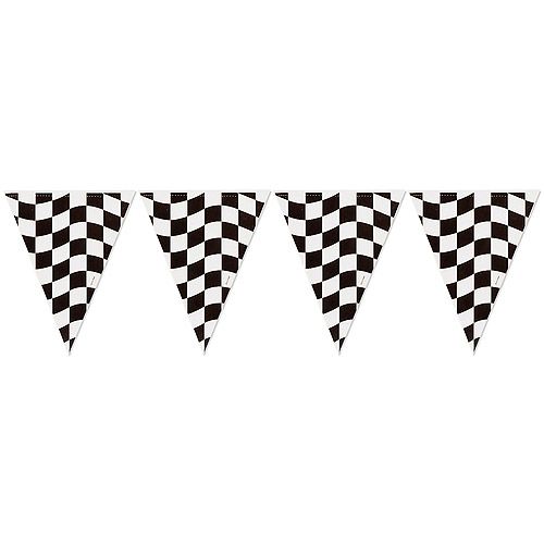 Race track checkerboard bunting – The Party box