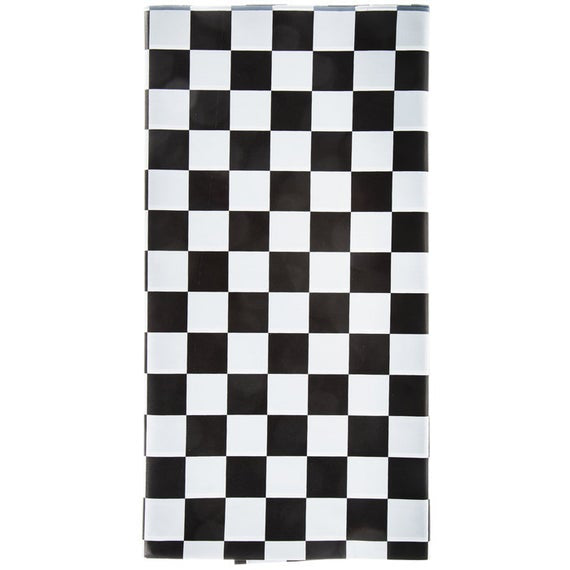 Race track checkerboard table cover – The Party box